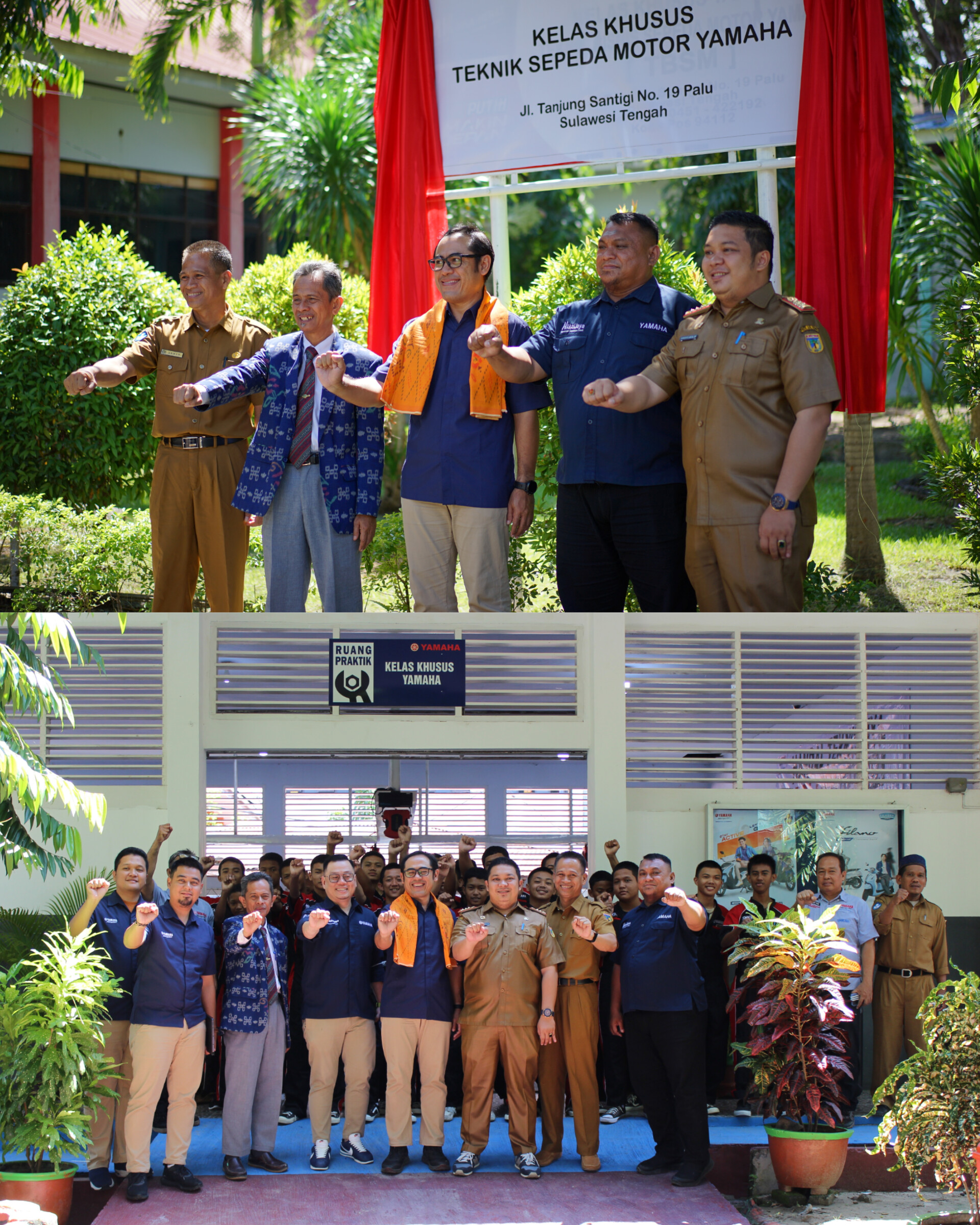 Grand Opening Kelas Khusus Yamaha (KKY) di SMK Negeri 3 Palu – SMK Negeri 3 Palu